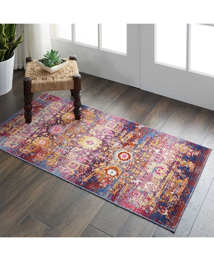 Long Street Looms Era Tabriz ERA03 Red, Multi 2' x 4' Area Rug - Macy's
