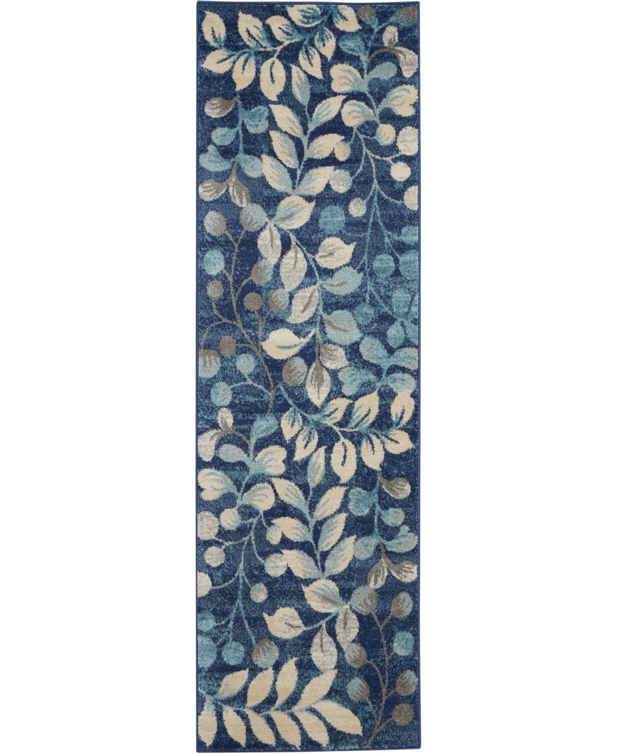 Click here for Long Street Looms Peace PEA03 Navy 23 x 73 Runner... prices