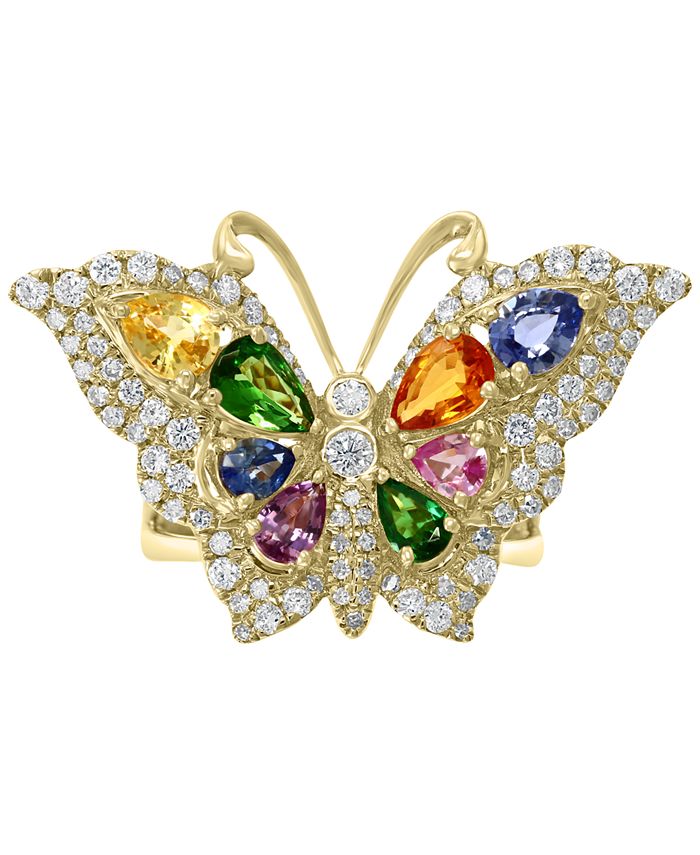 EFFY Collection EFFY® Multi-Gemstone (2-1/3 ct. t.w.) & Diamond (3/4 ct ...