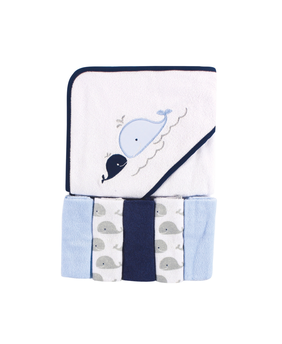 Click here for Luvable Friends Boys Bath Time Set Hooded Towel &... prices