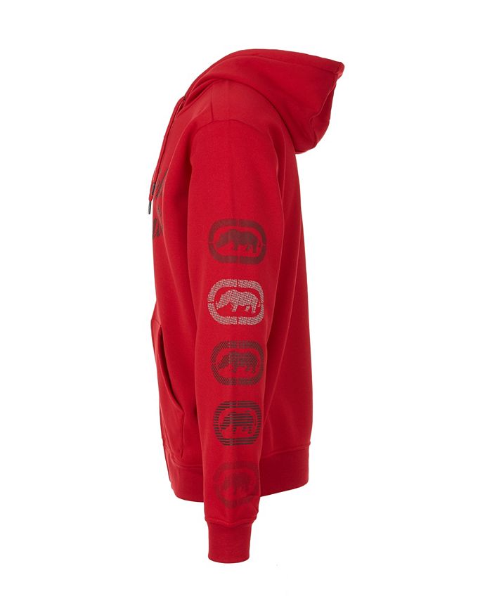 Ecko Unltd Men's Ecko Zip Up Hoodie with Vert Rhino Repeat - Macy's