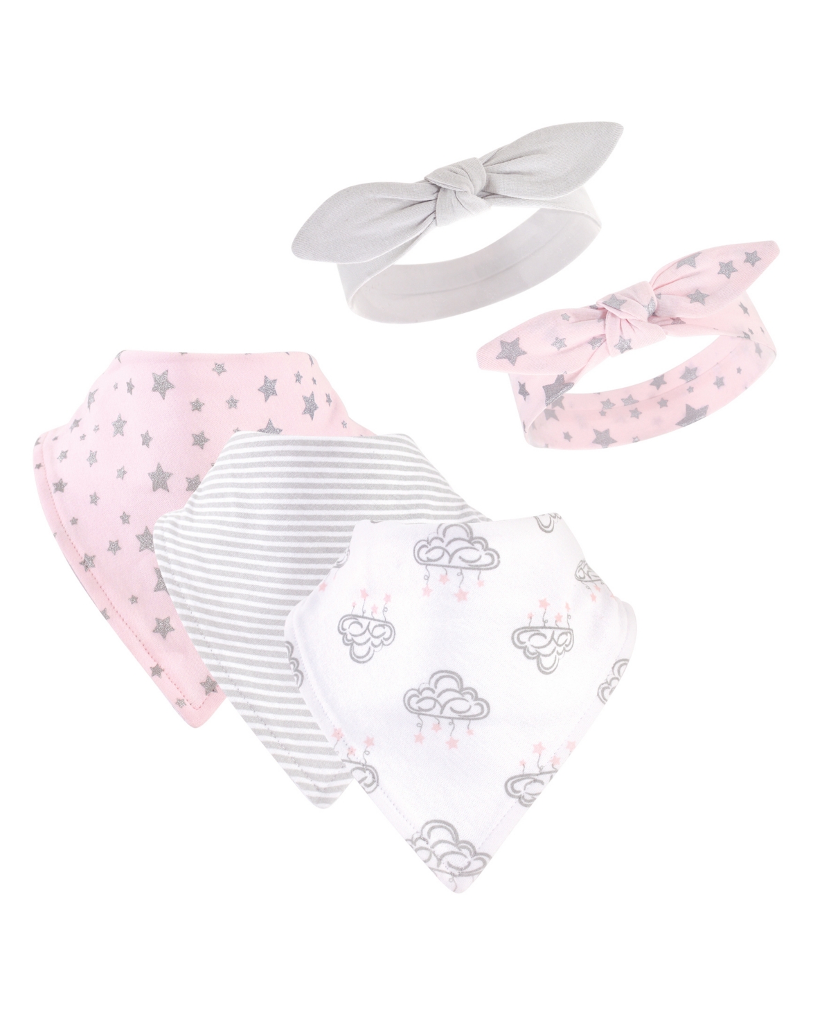 Click here for Hudson Baby Baby Girls Soft Cotton Bib & Headwear... prices