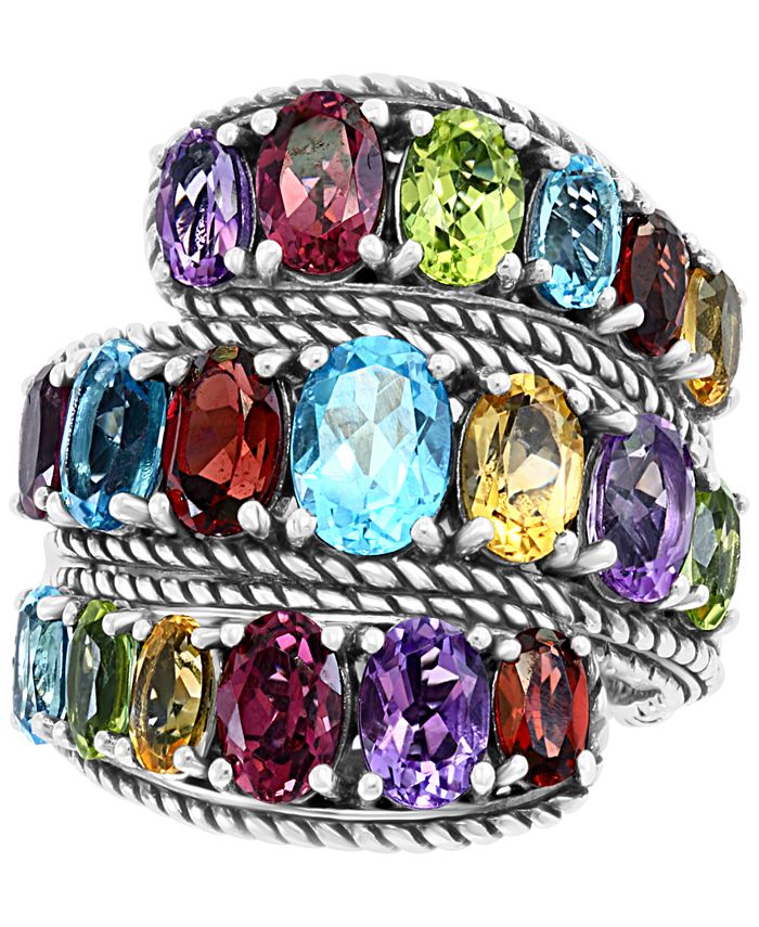 EFFY Collection EFFY® Multi-Gemstone Ring (8-1/4 ct. t.w.) in Sterling ...