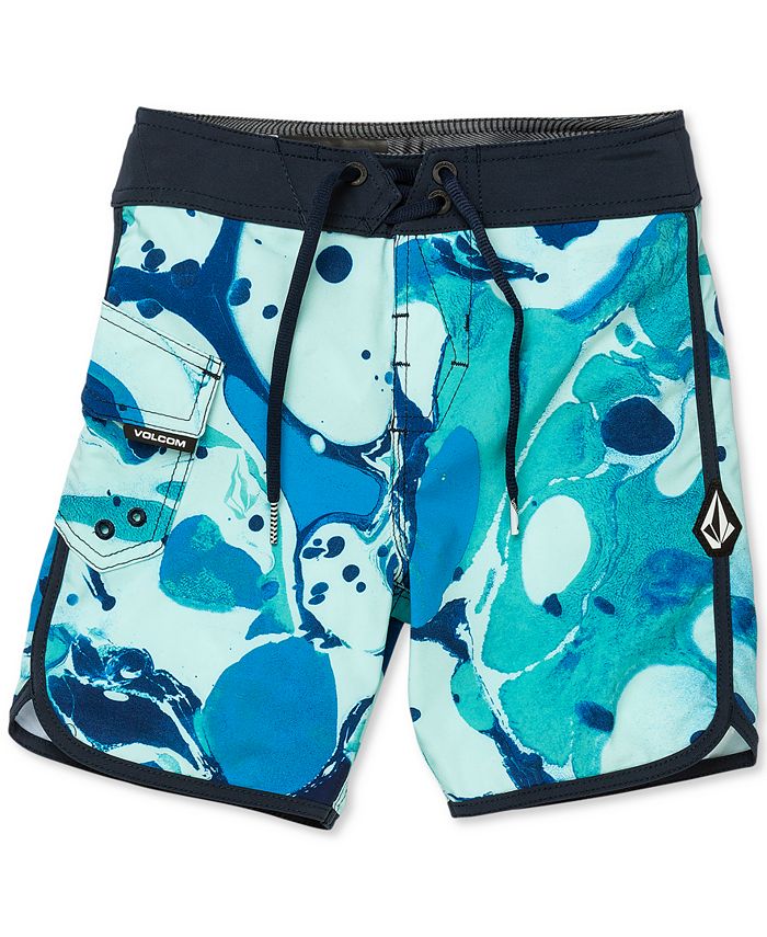 Volcom Little Boys Stone Marble Mod Swim Trunks - Macy's