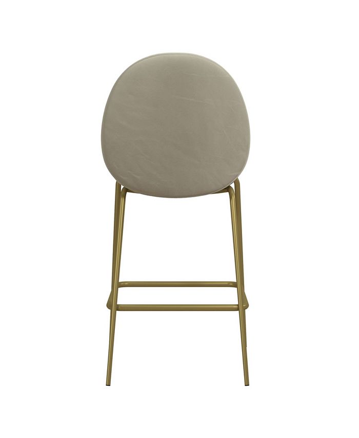 CosmoLiving By Cosmopolitan Astor Upholstered Counter Stool - Macy's