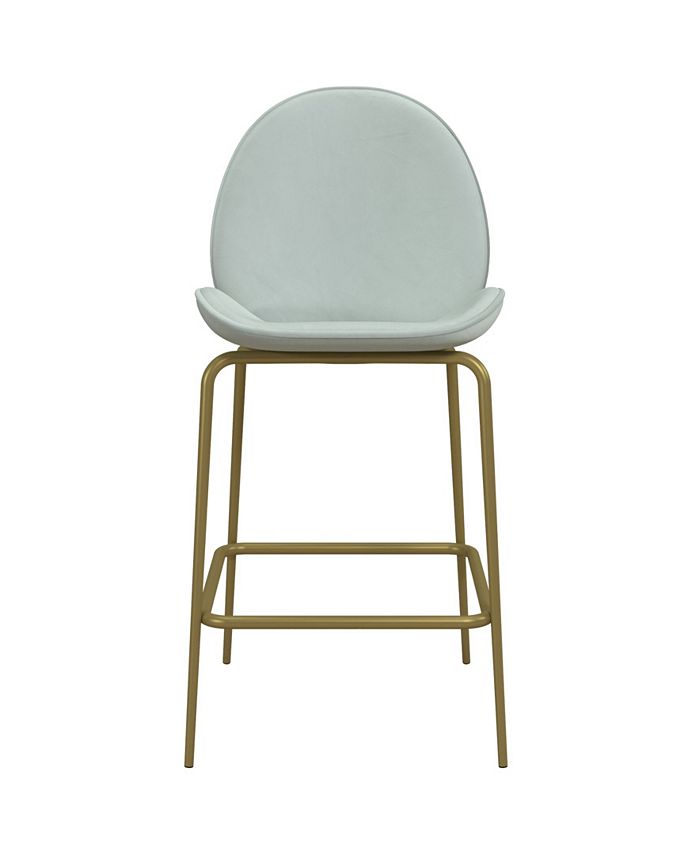 CosmoLiving By Cosmopolitan Astor Upholstered Counter Stool - Macy's
