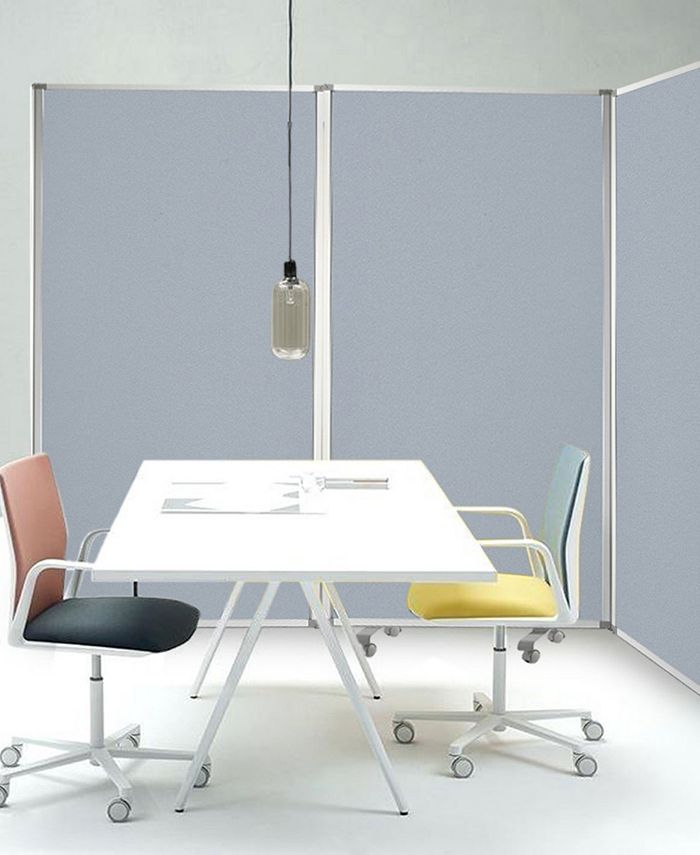 Screen Gems Commercial Residential Double-sided Wheeled 3 Panel Screen ...