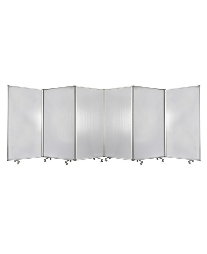 Screen Gems Commercial Residential Double-sided Wheeled 6 Panel Screen ...