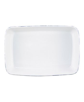 VIETRI Santorini Stripe Rectangular Baker - Macy's