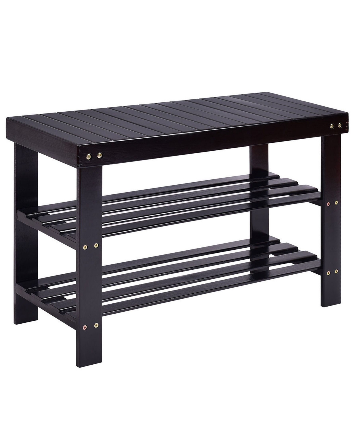 Click here for 3 Tier Bamboo Shoe Rack Bench Storage Shelf Organi... prices