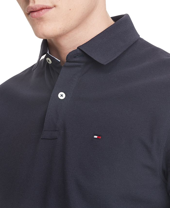 Tommy Hilfiger Men's Custom-Fit TH Flex Stretch Eric Polo & Reviews ...