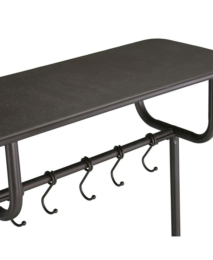 Southern Enterprises Rogers Metal Entryway Storage Rack - Macy's