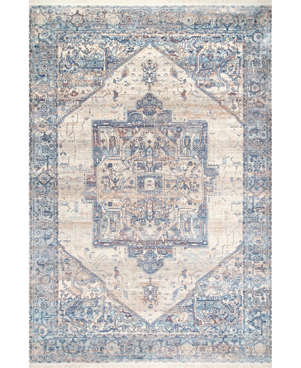 Click here for nuLoom Mystic Ehtel Medallion Fringe 8 x 10 Area R... prices