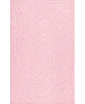 nuLoom Festival Braided Lefebvre Pink 5' x 8' Area Rug - Macy's