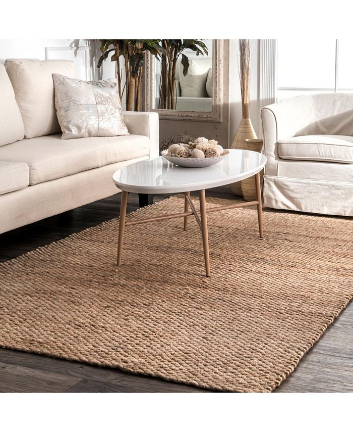 nuLoom Organico Handwoven Hailey 8' x 10' Area Rug - Macy's