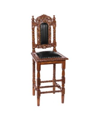 Design Toscano Charles II Gothic Bar Stool - Macy's