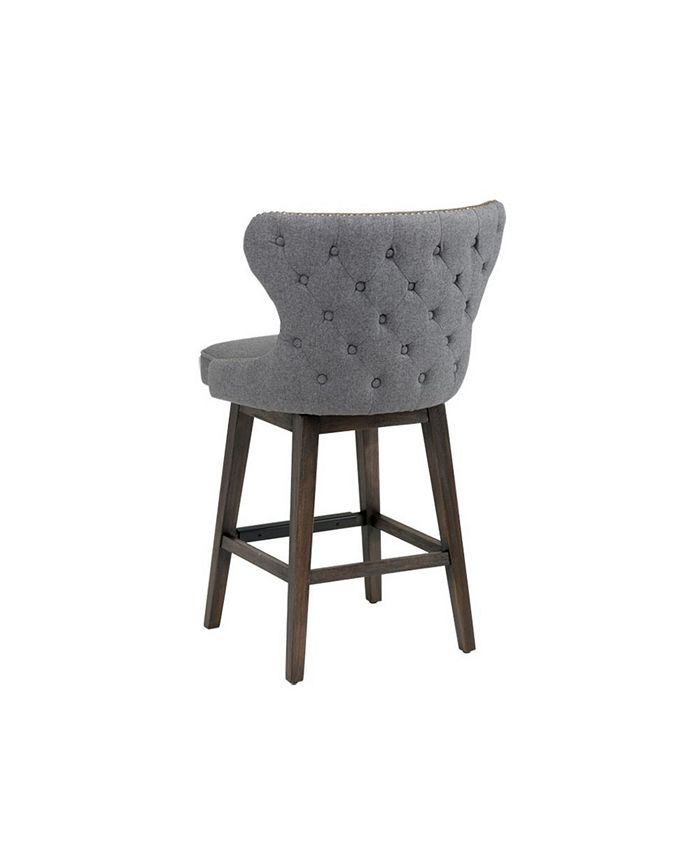 SUNPAN Ariana Swivel Counter Stool - Macy's