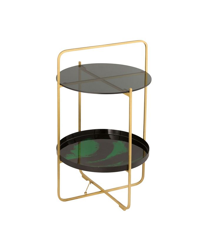 TOV Furniture Enamel Side Table - Macy's