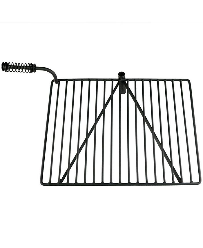 Sunnydaze Decor Large Fire Pit Campfire Ring with BBQ Cooking Grate ...