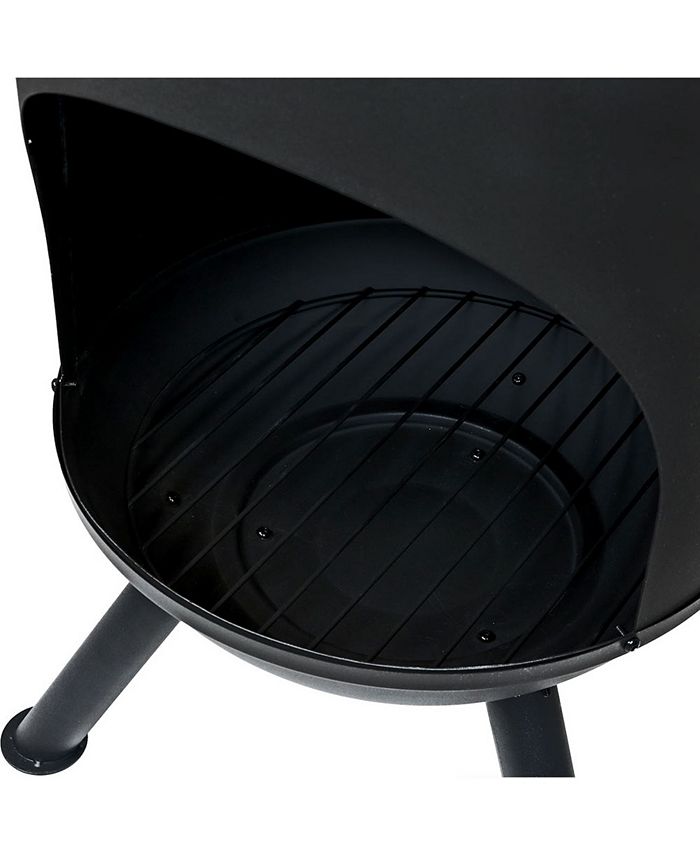 Sunnydaze Decor Steel Outdoor Wood-Burning Chiminea Fire Pit - Macy's