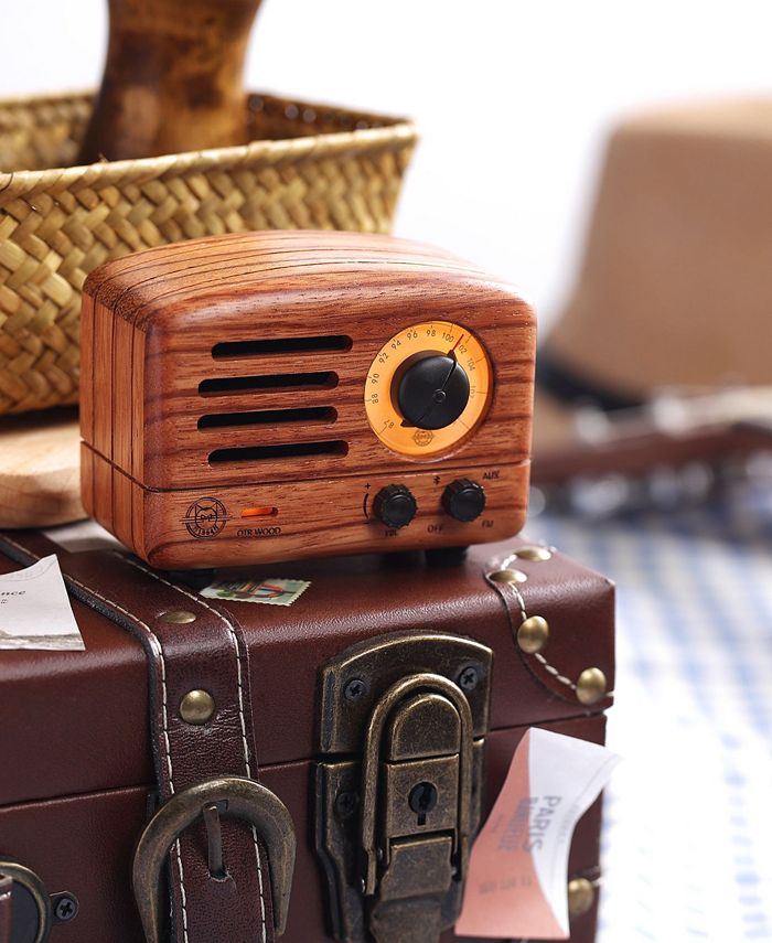 Muzen OTR Rosewood Radio with Duffle Bag - Macy's