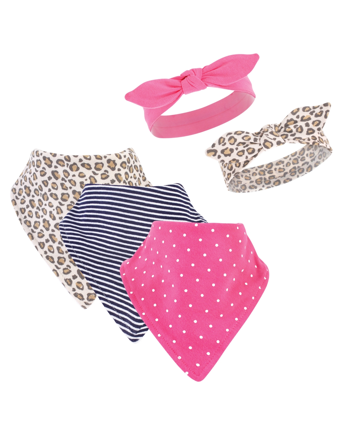 Click here for Hudson Baby Baby Girls Soft Cotton Bib & Headwear... prices