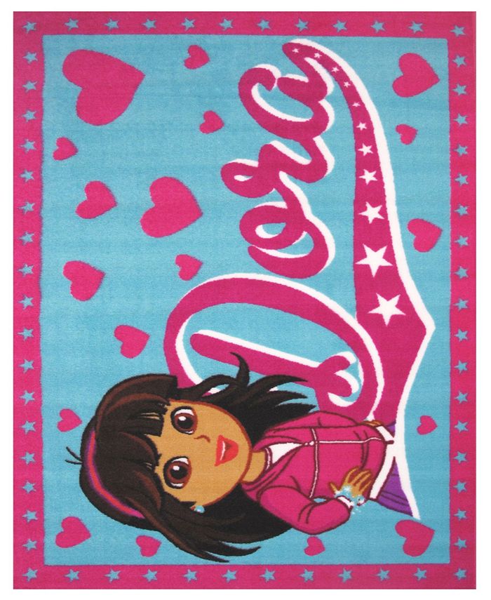 Fun Rugs Dora 19" x 29" Area Rug - Macy's