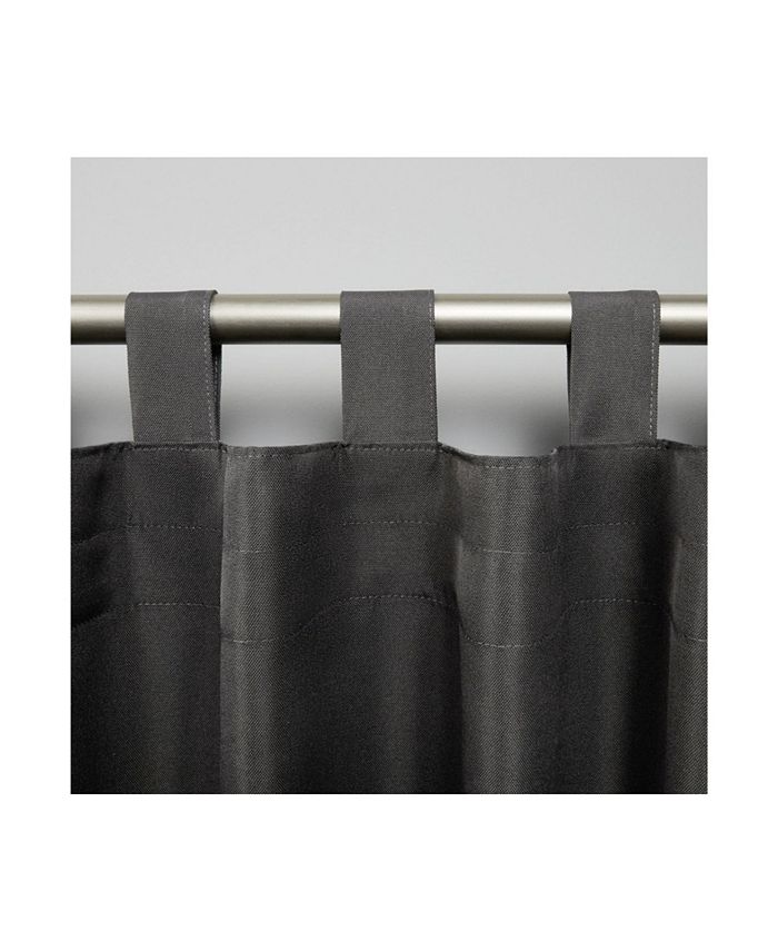 Exclusive Home Curtains Indoor - Outdoor Solid Cabana Tab Top Curtain ...