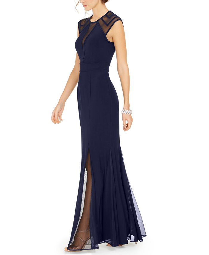 Nightway Petite Geo Illusion Gown & Reviews - Dresses - Petites - Macy's