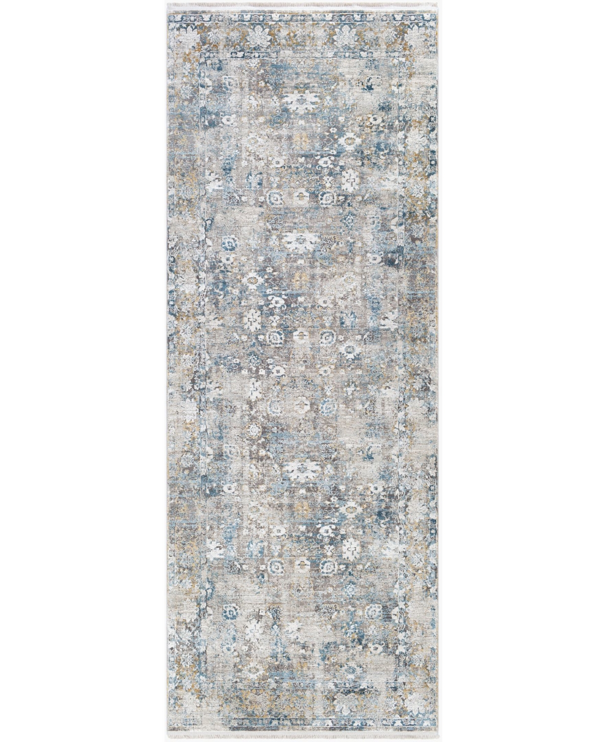 Click here for Surya Solar Sor-2307 Mist 3 x 8 Runner Area Rug -... prices