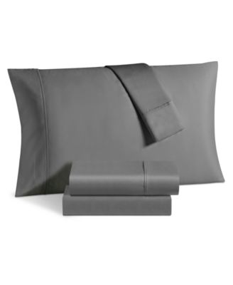 1000 Thread Count Solid Sateen 6 Pc. Sheet Set, Queen, Created for Macy's