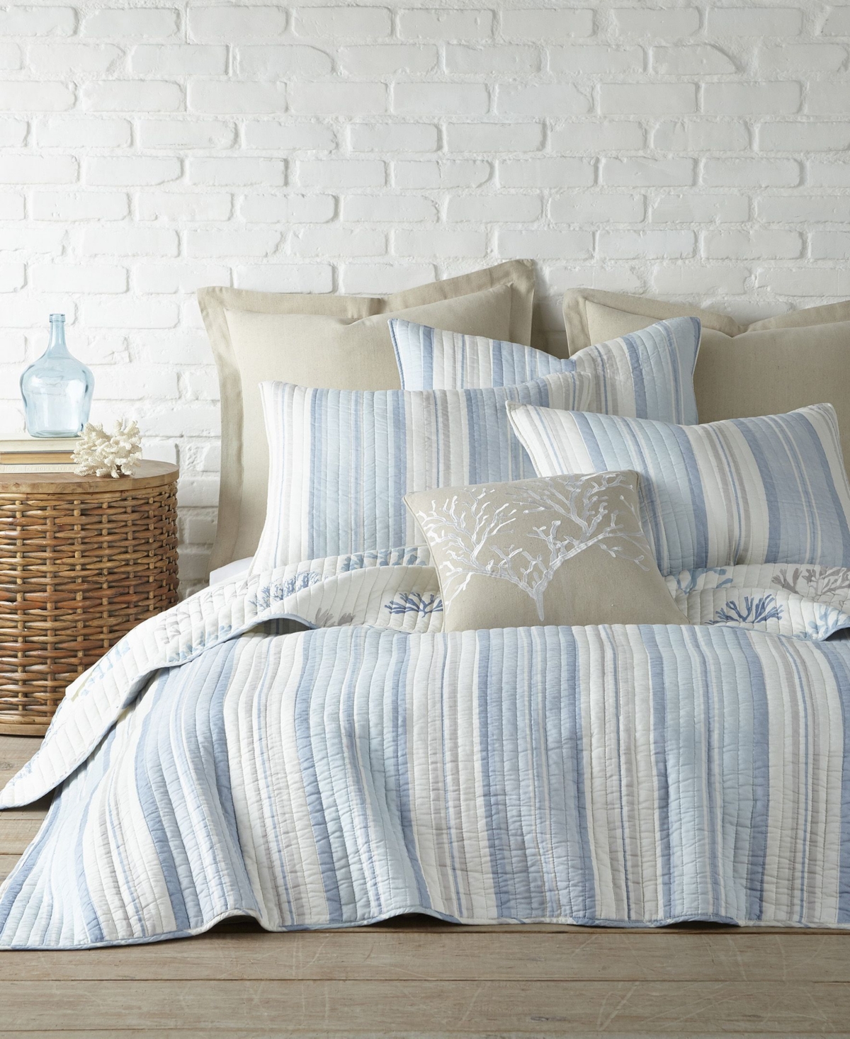Click here for Levtex Ipanema Stripe Reversible 2-Pc. Quilt Set... prices