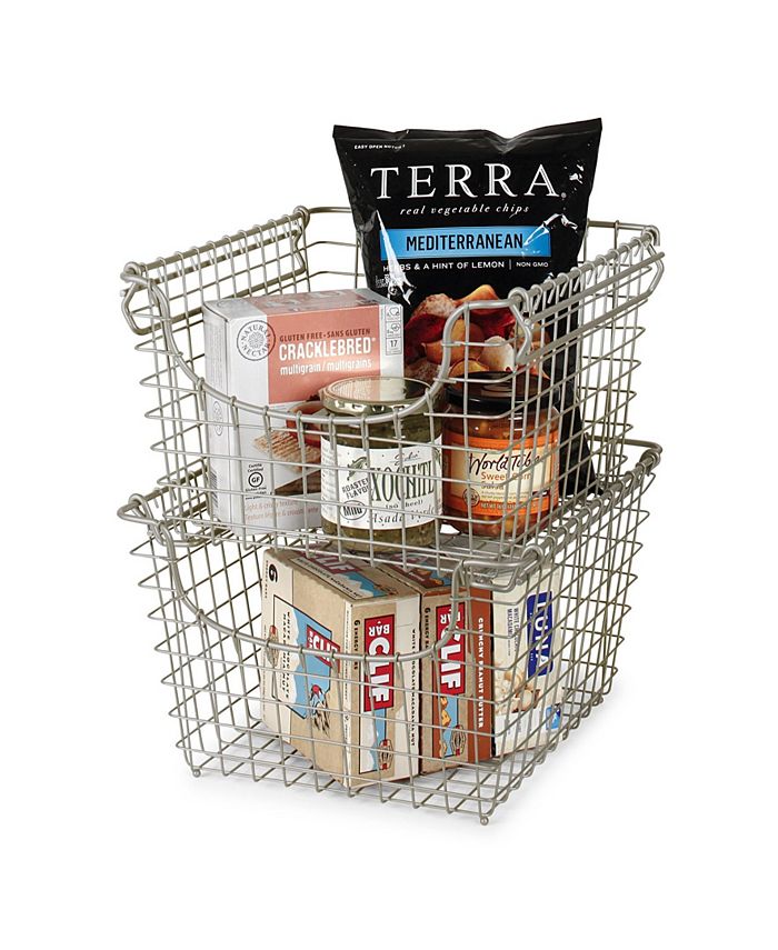 Spectrum Scoop Stacking Basket, Medium - Macy's
