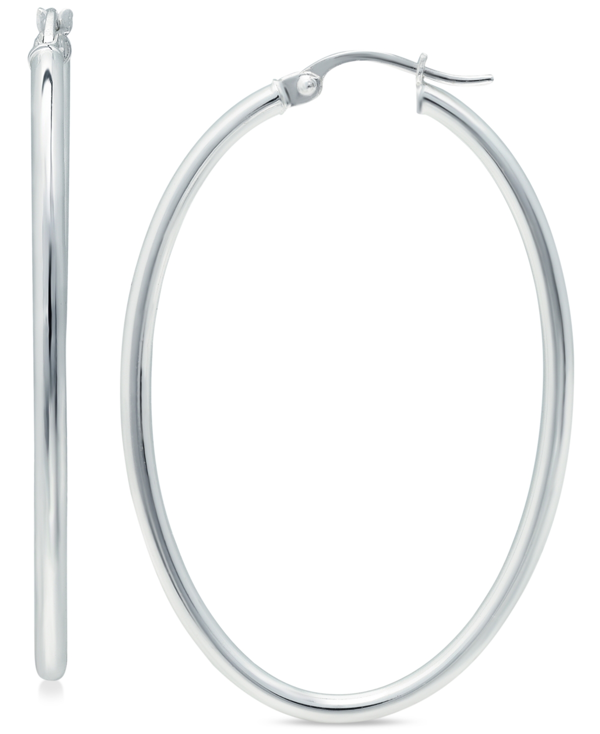 Click here for Giani Bernini Medium Oval Skinny Hoop Earrings in... prices