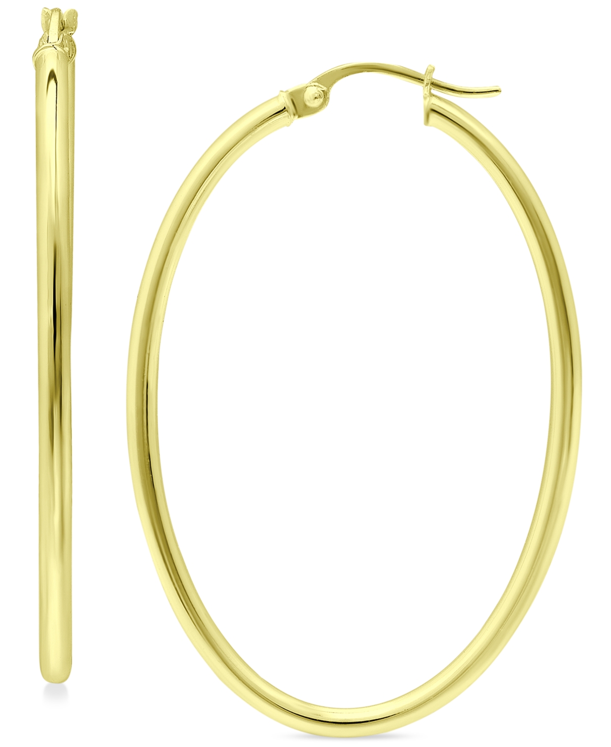 Click here for Giani Bernini Medium Oval Skinny Hoop Earrings in... prices