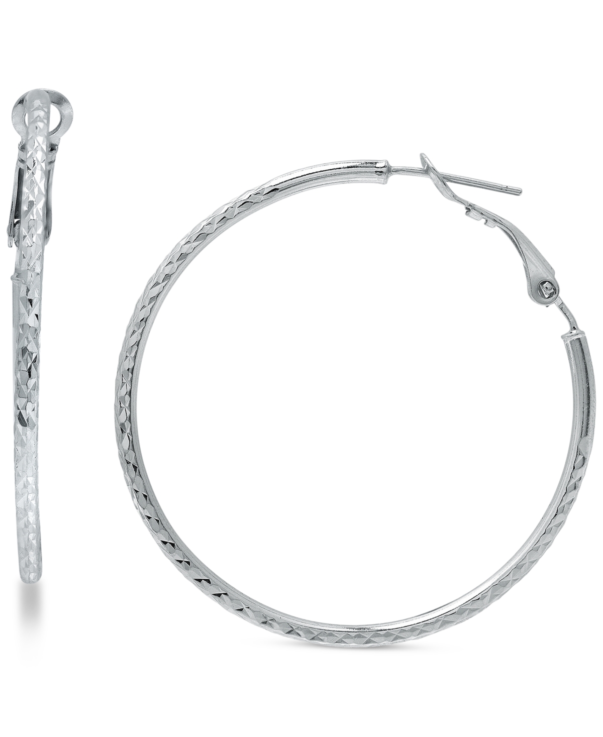 Click here for Giani Bernini Twist Hoop Earrings in Sterling Silv... prices