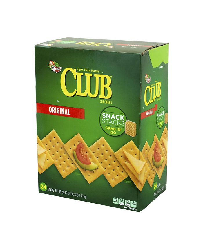 Keebler Original Club Crackers Snack Stacks, 50 oz - Macy's