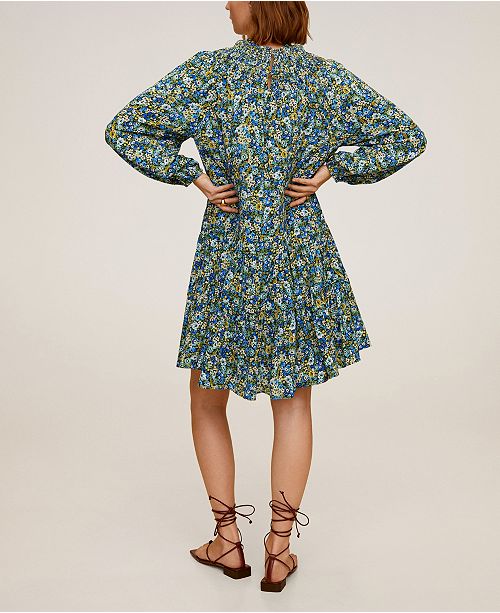 MANGO Printed Stretch Dress & Reviews - Women - Macy's