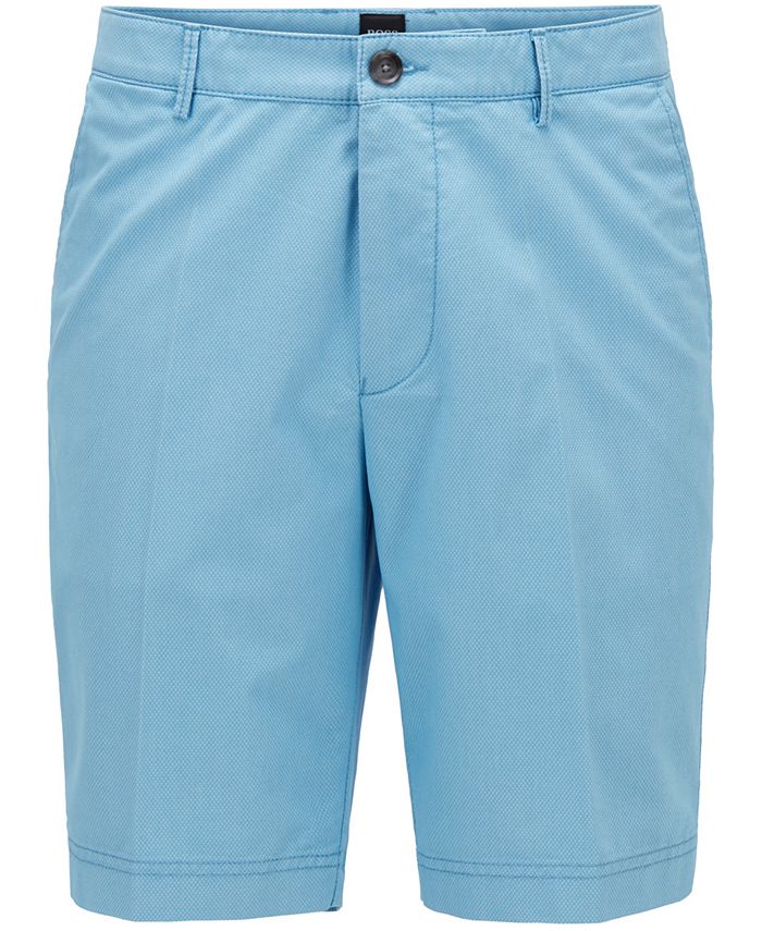 Hugo Boss Men's Turquoise Slice-Shorts - Macy's
