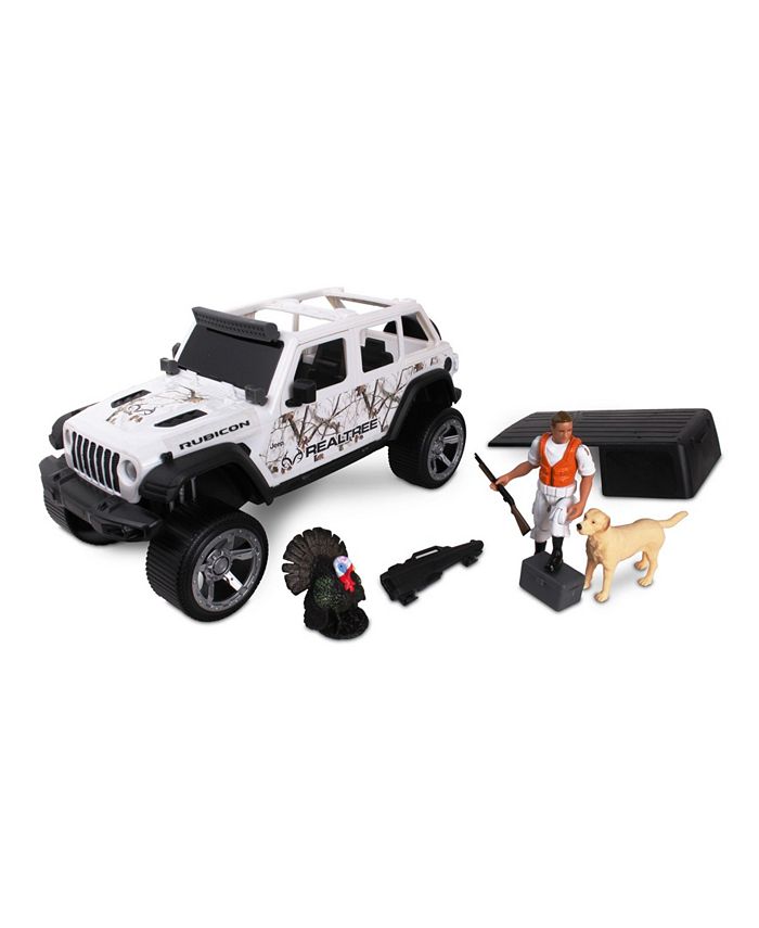 NKOK Realtree 1-18 Scale 8-Piece Jeep Wrangler Turkey Hunting Playset ...