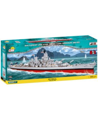 COBI World War Ii Battleship Uss Iowa Bb-61 Uss Missouri Bb-63 2400 ...