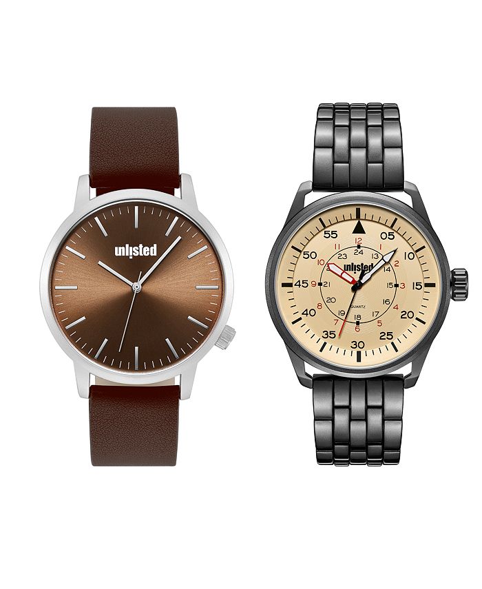 Unlisted Kenneth Cole Classic Watch Set, 44MM - Macy's