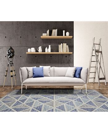 Amer Rugs Vector VEC-1 Charcoal 5' x 8' Area Rug - Macy's