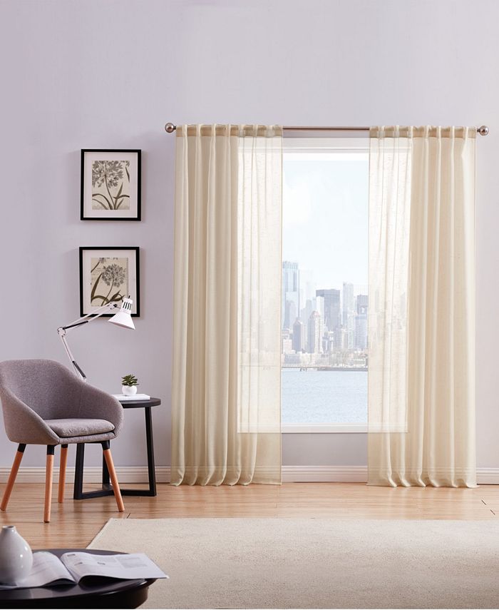 Style 212 Sheer Window Curtain - Macy's