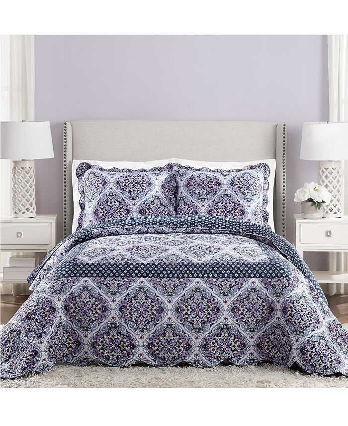 Vera Bradley Regal Rosette King Sham - Macy's