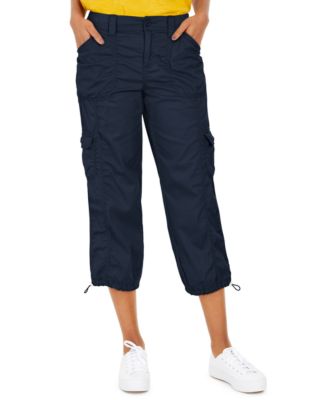 Style & Co Petite Bungee-Hem Capri Pants, Created for Macy's - Macy's