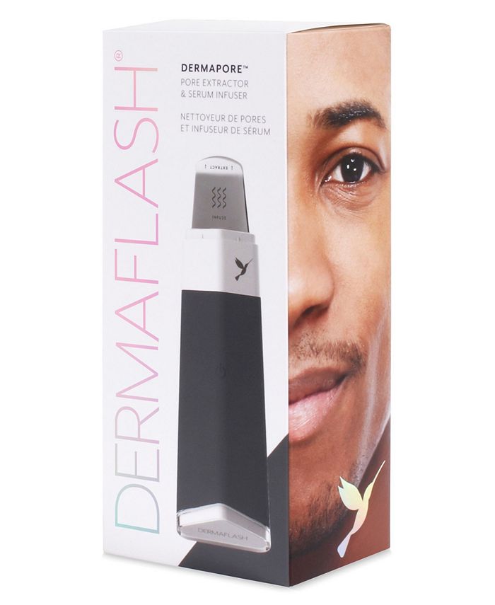 DERMAFLASH Derma pore Ultrasonic Pore Extractor Serum Infuser - Macy's
