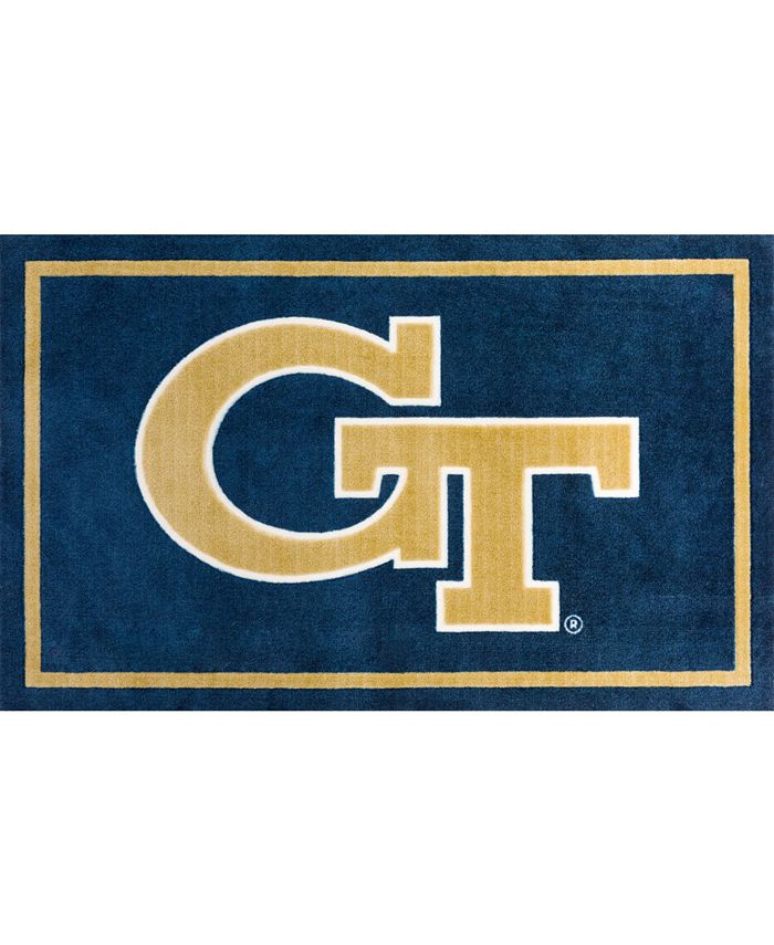 Luxury Sports Rugs Georgia Tech Colgt Navy 3'2" x 5'1" Area Rug - Macy's