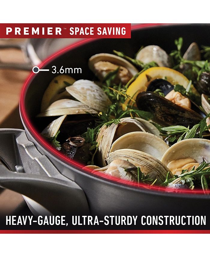 Calphalon Premier Space Saving Hard Anodized Non Stick 2 5 Qt Saucepan
