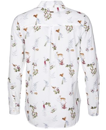 Barbour Ingham Nature Print Shirt - Macy's